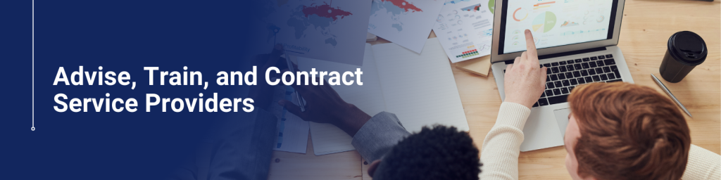 Advise, Train, Contract Service Providers - tap.co.za