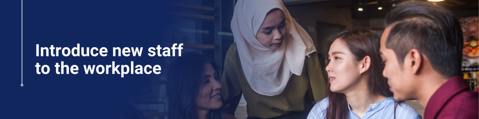 Introduce new staff to the workplace - Course tap.co.za
