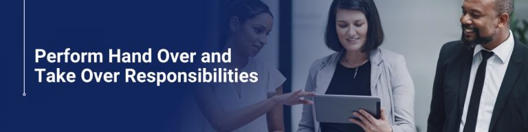 Perform Hand Over and Take Over Responsibilities - TAP Edge