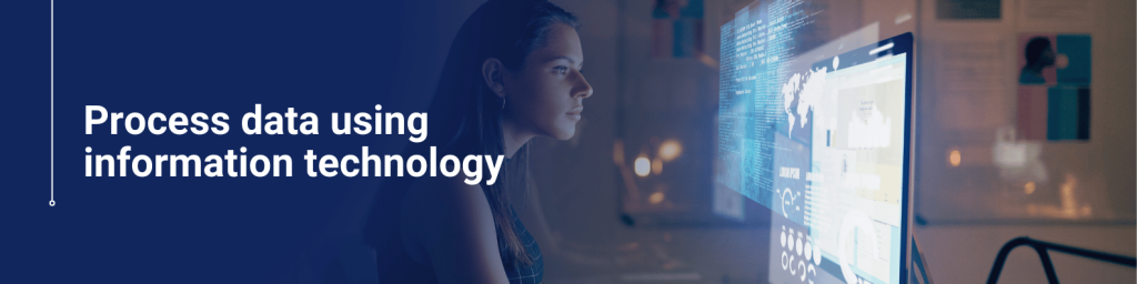 Process data using information technology - tap.co.za